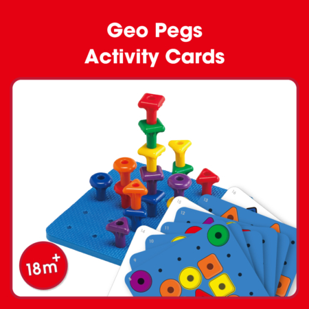 Edx Education Downloadable Geo Pegs Activity Cards- 16 cards